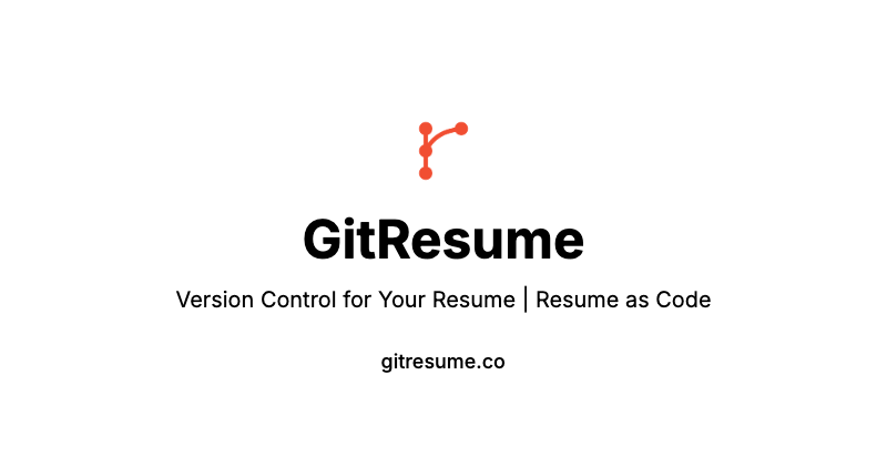 GitResume - Git your Resume